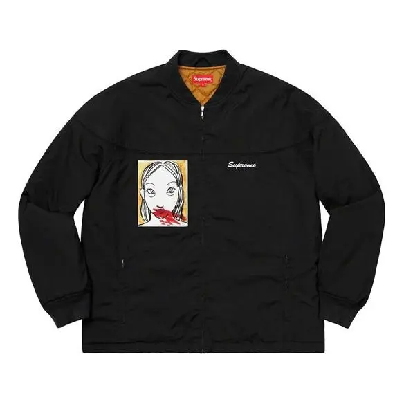 Supreme Fw19 Week 3 Mug Shot Crew Jacket - Black