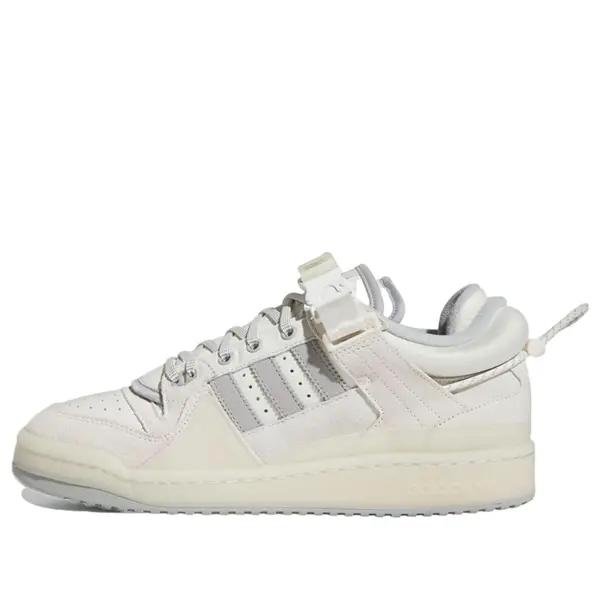 Adidas Bad Bunny X Forum Buckle Low 'last Forum' Sneakers - White/grey