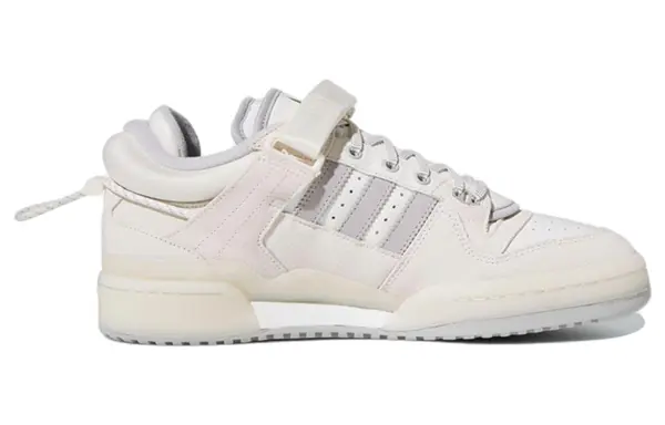 Adidas Bad Bunny X Forum Buckle Low 'last Forum' Sneakers - White/grey