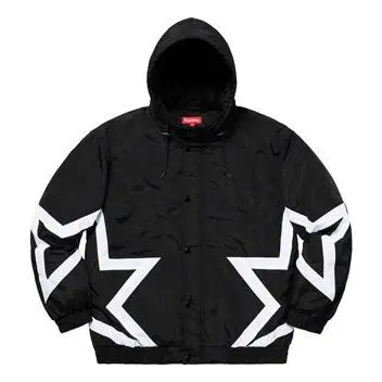 Supreme Stars Puffy Jacket - Black