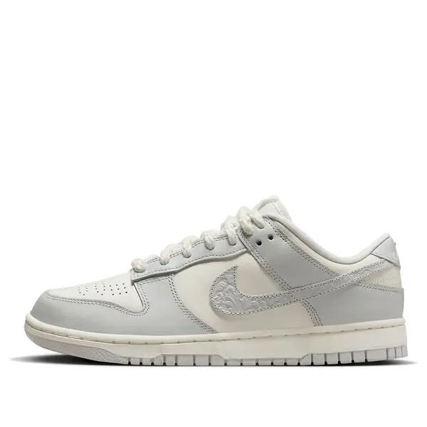 Nike Dunk Low Needlework Sail Aura Sneakers - Gray