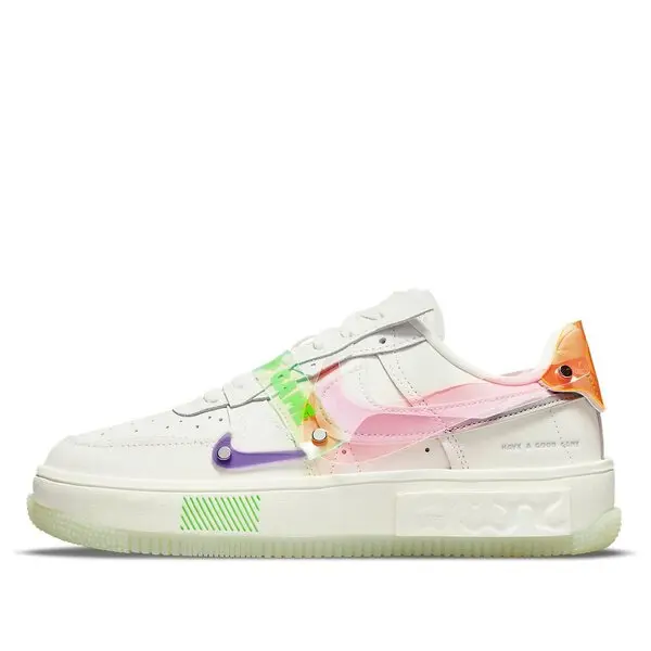 Nike Force 1 Fontanka 'have A Good Game' Sneakers - White/green/orange
