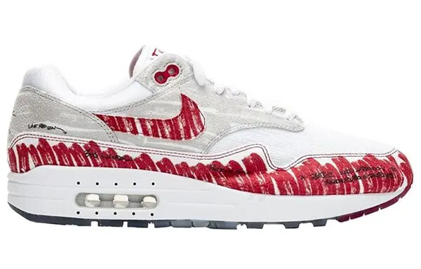 Nike Max 1 "sketch To Shelf" University Red Sneakers