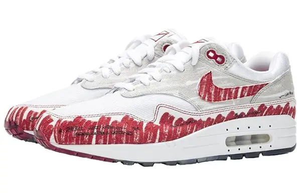 Nike Max 1 "sketch To Shelf" University Red Sneakers