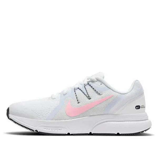 Nike Zoom Span 3 Athletic Sneakers - White/pink