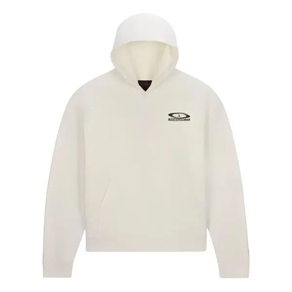 JORDAN X Travis Scott Air Pullover Hoodie - White Cream
