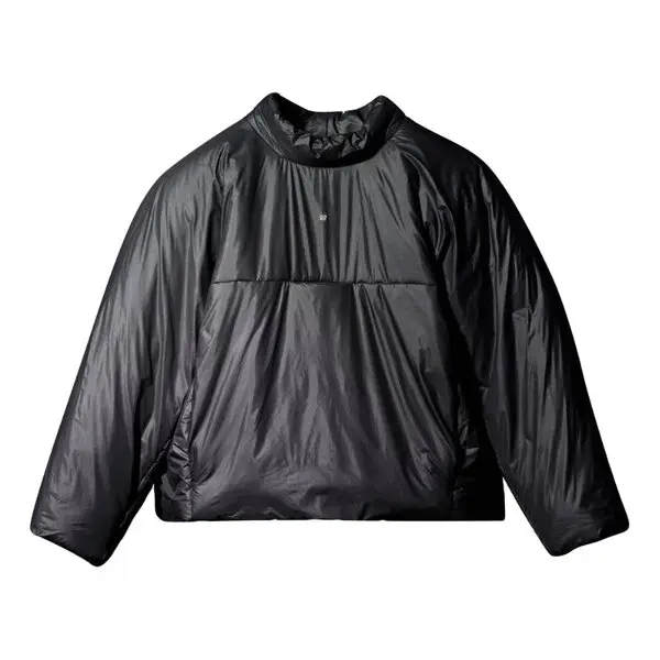 Yeezy Mock Neck Pullover Puffer - Black