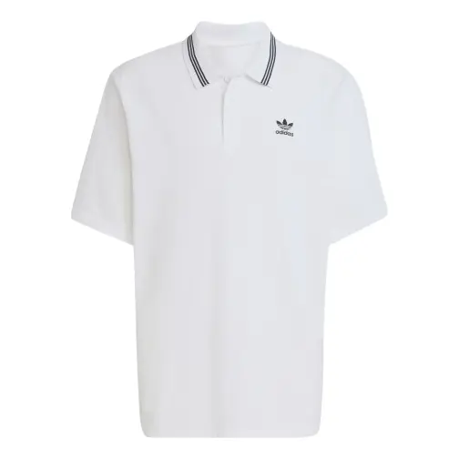 Adidas Adicolor Loose Polo Shirt 'white - White/black