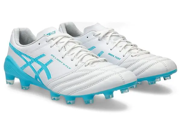 Asics Ds Light X-fly 5 Soccer Cleats - White/blue