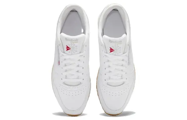 REEBOK Classic Leather Sneakers With Gum Sole - White
