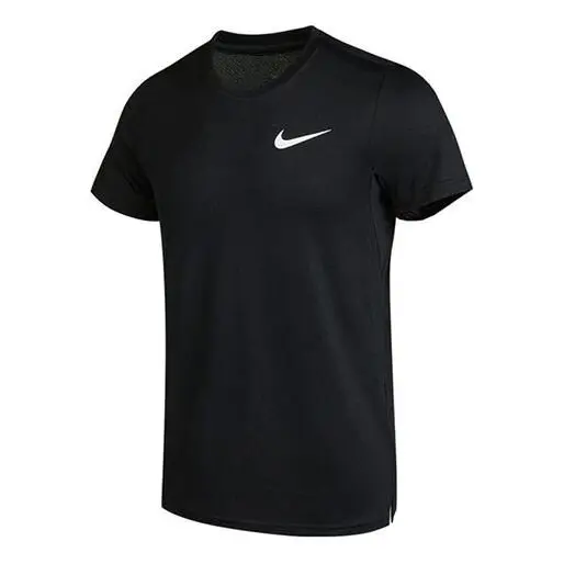 Nike Df Superset Top Ss Short Sleeve T-shirt - Black