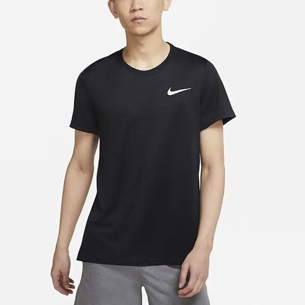 Nike Df Superset Top Ss Short Sleeve T-shirt - Black