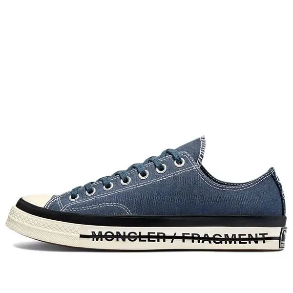 CONVERSE Fragment Design X Moncler X Chuck 70 Low Top Sneakers - Blue