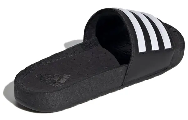 Adidas Adilette Boost Slides With Three Stripes - Black