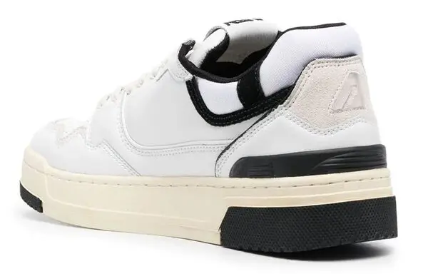 AUTRY Clc Leather Sneakers - White/black