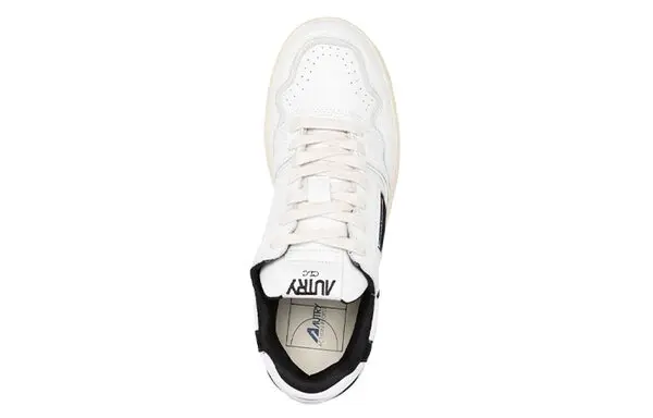 AUTRY Clc Leather Sneakers - White/black