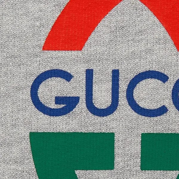 Gucci Cotton Jersey Sweatshirt With Printed Logo