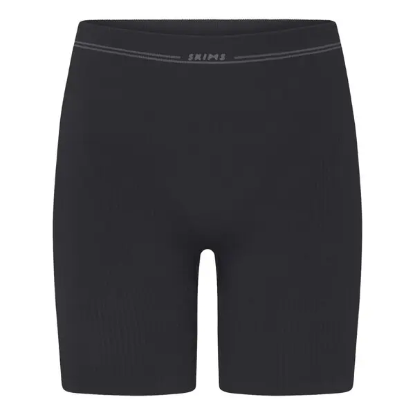 Nike X Skims Ribbed Seamless 5" Biker Short - Obsidian