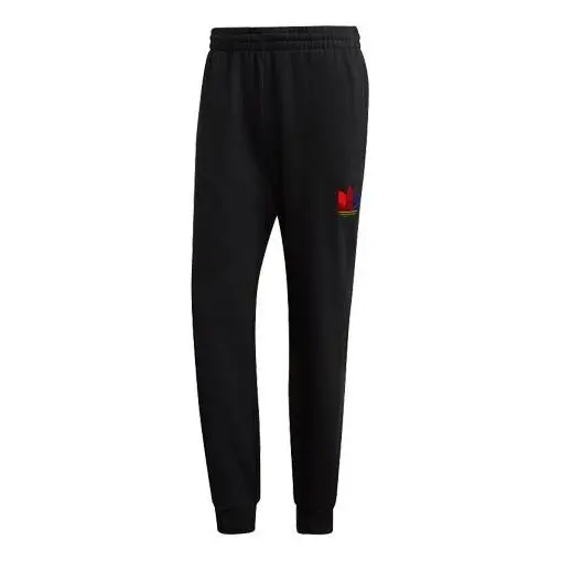 Adidas Originals 3d Tref Swtpant Bundle Feet Casual Sports Long Pants - Black