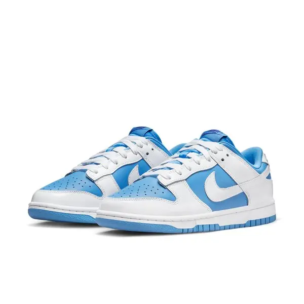 Nike Dunk Low Reverse Unc Sneakers - White/blue