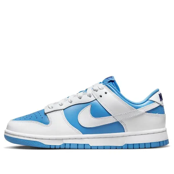 Nike Dunk Low Reverse Unc Sneakers - White/blue