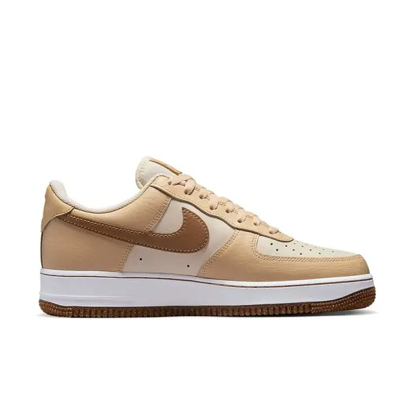 Nike Force 1 '07 Lv8 Emb "inspected Swoosh" Sneakers - Light Brown