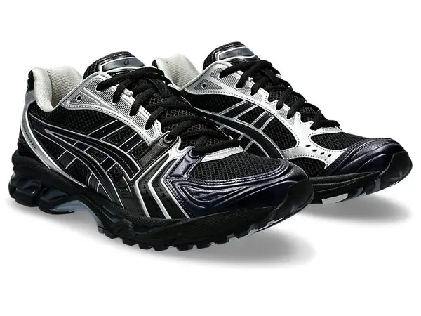 Asics Gel-kayano 14 "black Pure Silver" Sneakers - Black/silver