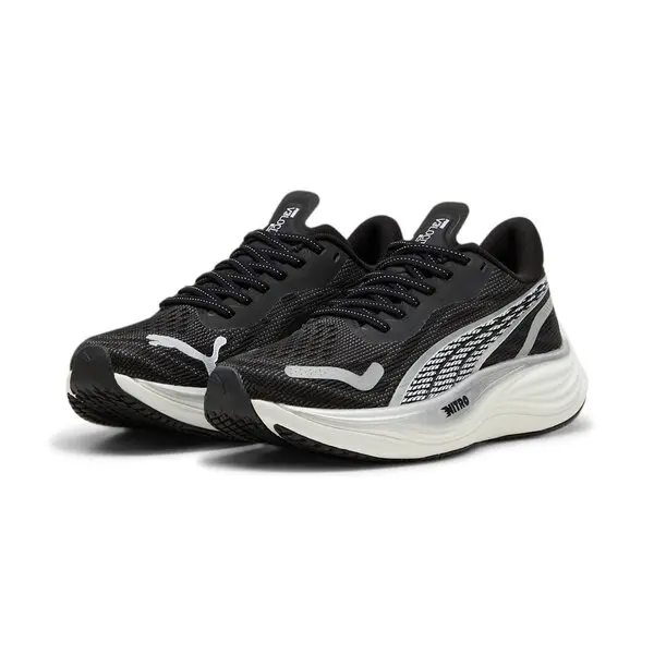 PUMA Velocity Nitro 3 Sneakers - Black/silver/white