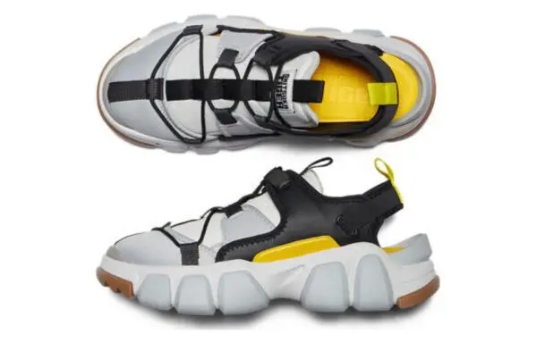 Onitsuka Tiger Dentigre Cage Sandals - Grey/black