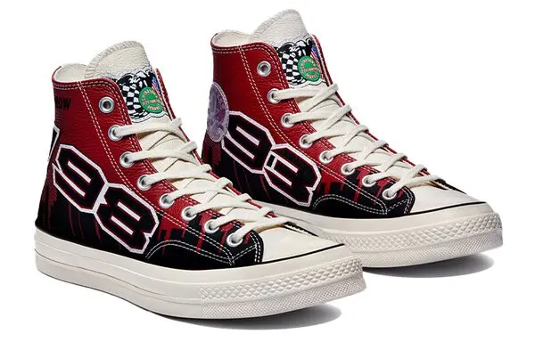CONVERSE Chinatown Market X Chuck 70 High 'bulls Championship Jacket - Black/red