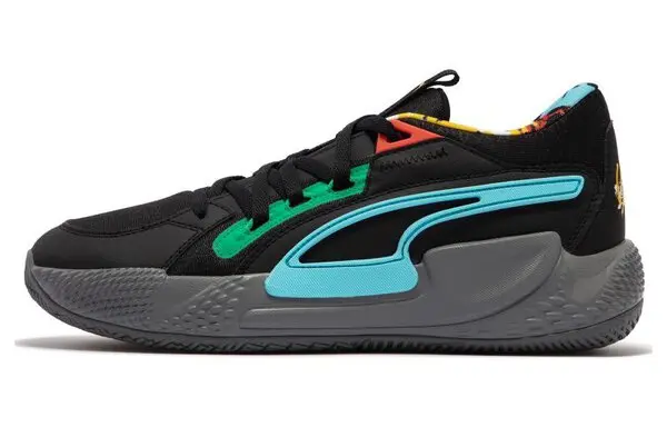 PUMA Court Rider Chaos 'block Party' Sneakers - Black