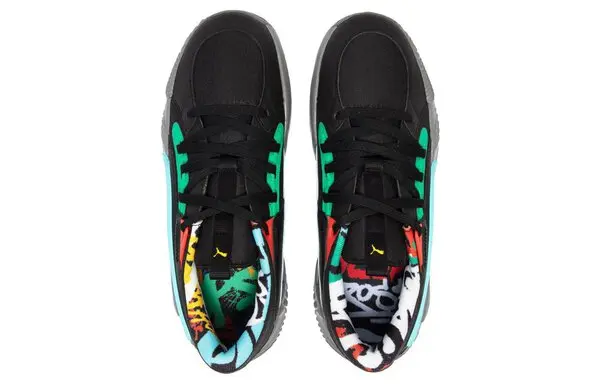 PUMA Court Rider Chaos 'block Party' Sneakers - Black
