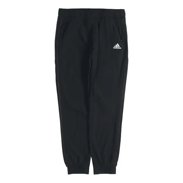 Adidas 3-stripe Ankle Tapered Knit Track Pants - Black