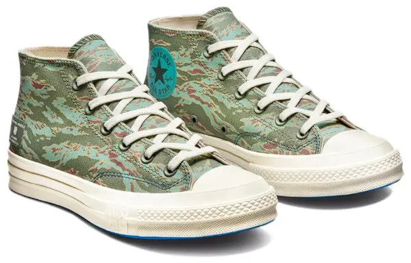 CONVERSE Undefeated X Chuck 70 Mid Tiger Camo Print