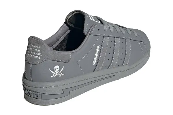 Adidas X Neighborhood Superstar "cement Grey