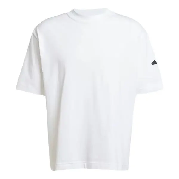 Adidas Essentials Loose Fit 3 Bar Logo T-shirt Asia Sizing 'white