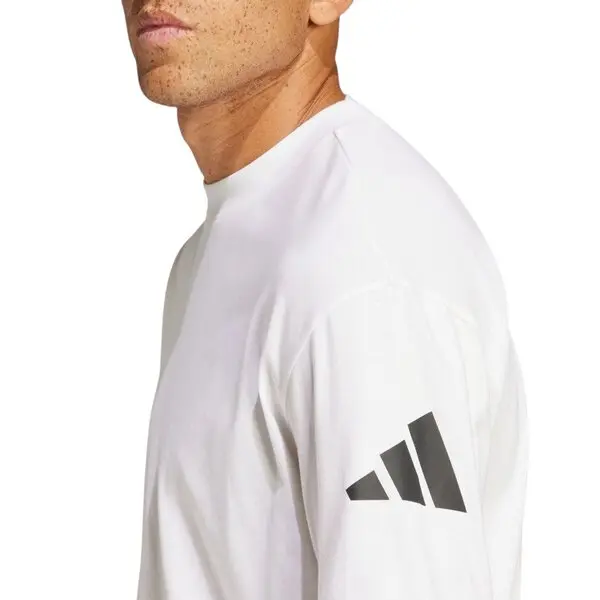 Adidas Essentials Loose Fit 3 Bar Logo T-shirt Asia Sizing 'white