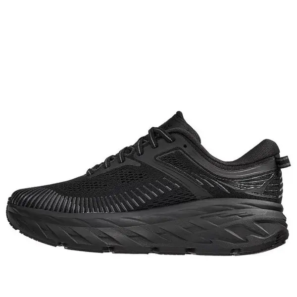 Hoka One One Bondi Wide 2e Athletic Sneakers - Black