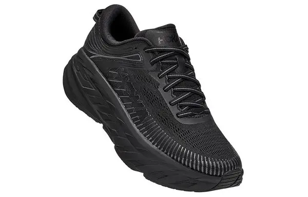 Hoka One One Bondi Wide 2e Athletic Sneakers - Black