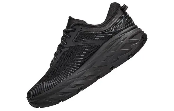 Hoka One One Bondi Wide 2e Athletic Sneakers - Black