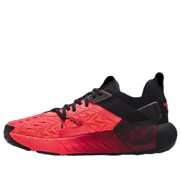 Under Armour Project Rock 6 Athletic Sneakers - Red/phoenix Fire Black