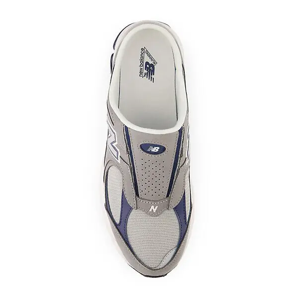 NEW BALANCE 2002r Mule Sneakers - Gray/blue