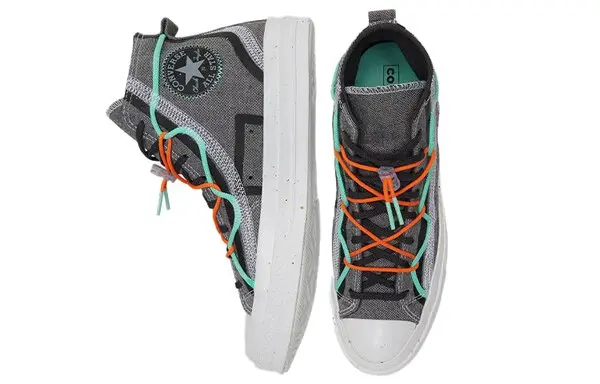 CONVERSE Renew Chuck 70 High Top Sneakers - Grey/green