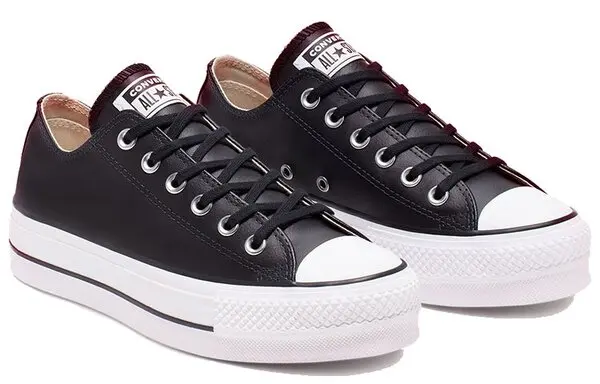 CONVERSE Chuck Taylor All Star Lift Clean Ox Sneakers - Black