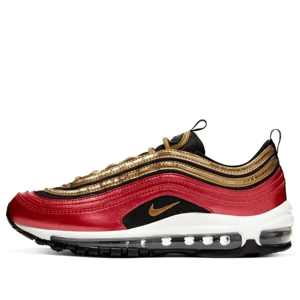 Nike Max 97 Sequin Sneakers - Goldred