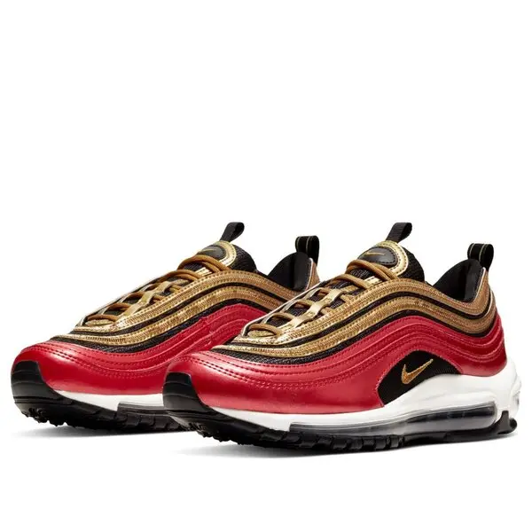 Nike Max 97 Sequin Sneakers - Goldred
