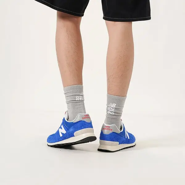 NEW BALANCE 574 " White" Sneakers - Blue