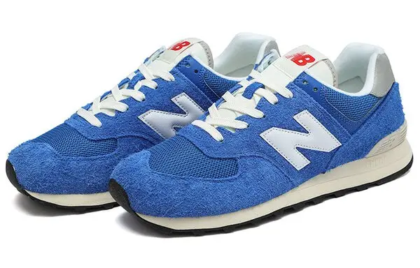 NEW BALANCE 574 " White" Sneakers - Blue