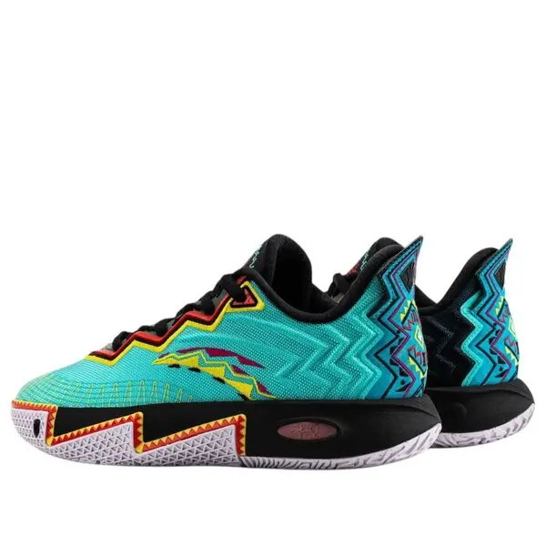 ANTA Kai 2 Retro 90s Sneakers - Teal/black/orange