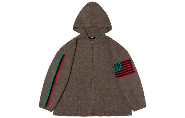 StÜssy X Denim Tears Zip-up Hooded Sweater